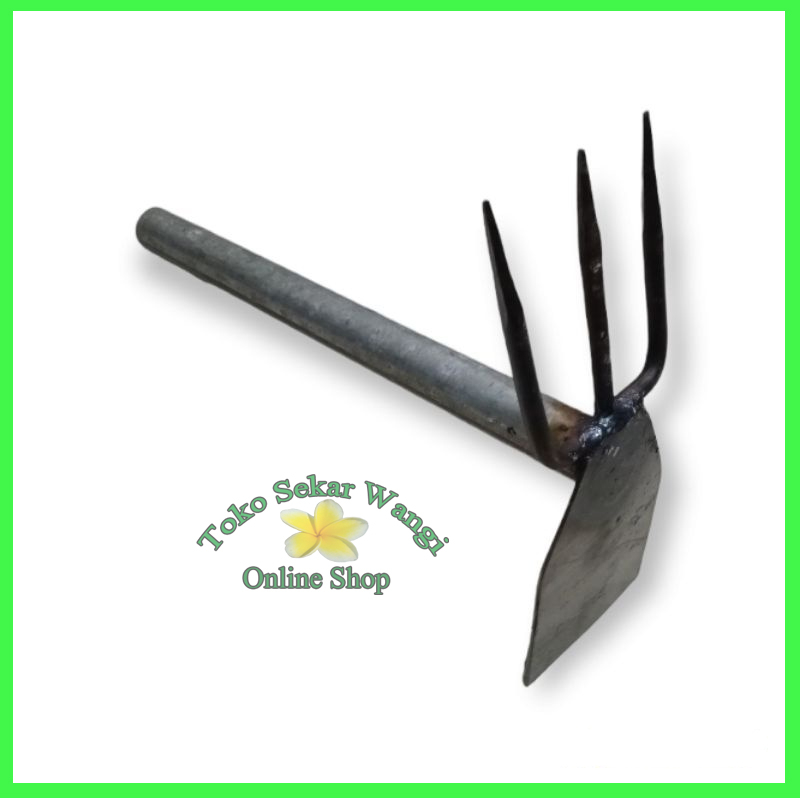Jual cangkul garuk 2in1 gagang besi pacul garuk gagang besi garuk tanah ...