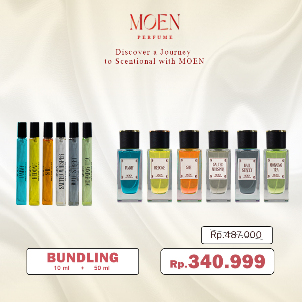Jual MOEN PERFUME - Eau De Perfume - 1 Set Parfum Mewah Original 100% ...