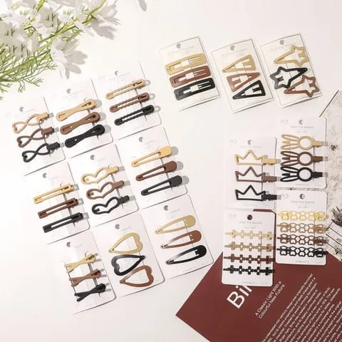 Jual Jepit Rambut Korean Style / Set Jepit Rambut Korean Soft / Jepitan ...
