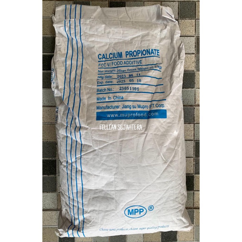Jual Calcium Propionate Powder Mupro Ex. RRC Anti Tengik - Kalsium ...