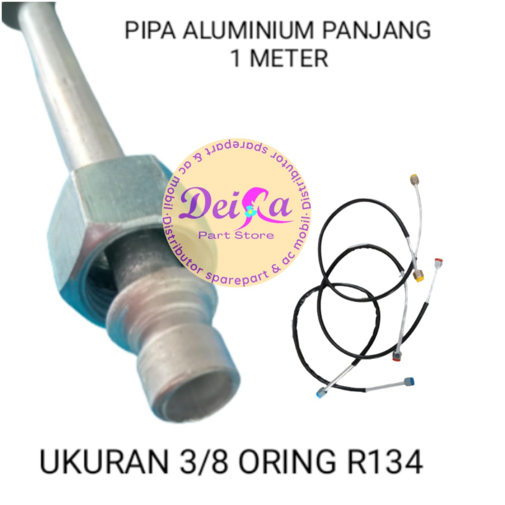 Jual PIPA ALUMINIUM ORING 3/8 R134 ALPIPE UNTUK AC MOBIL | Shopee Indonesia