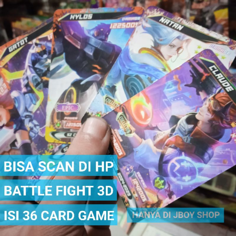 Jual [ SCAN DI HP ] NEW SERI TRADING CARD GAME MOBILE LEGEND / KARTU ...