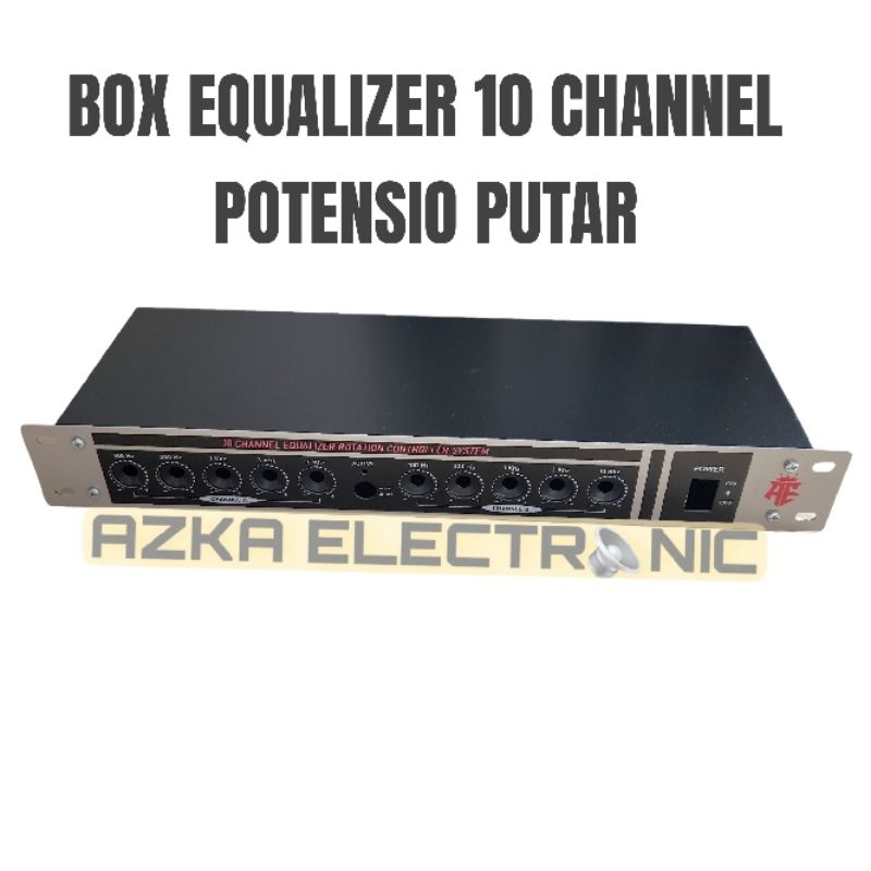 Jual Box Equalizer Stereo 10 Channel Potensio Putar Harmony | Shopee ...