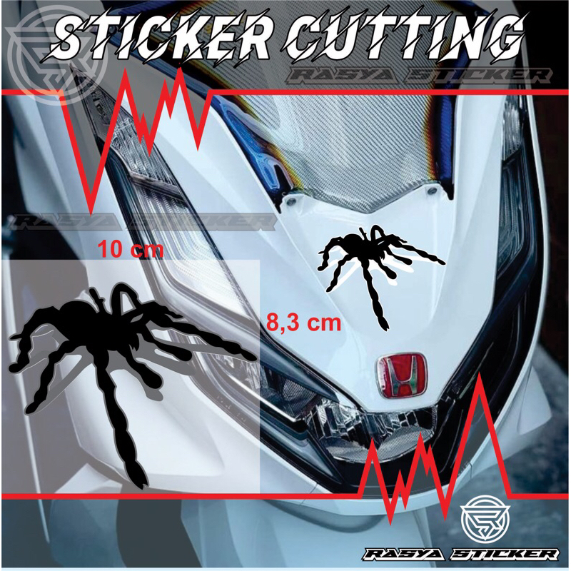 Jual Sticker laba-laba cutting 3D || Spider cutting sticker 3D | Shopee ...