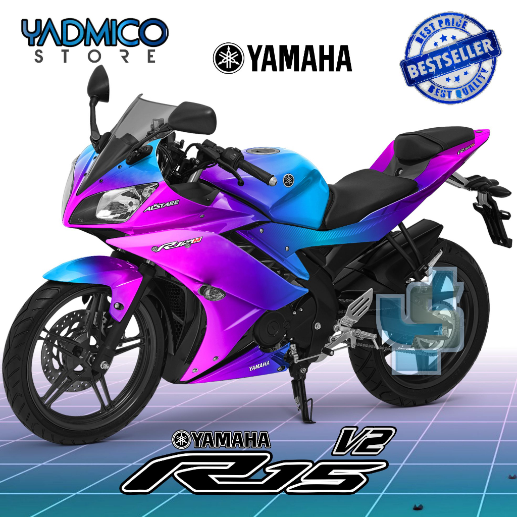 Jual Decal R15 V2 - Stiker Motor R15 V2 Full Body - Dekal Yamaha R15 ...