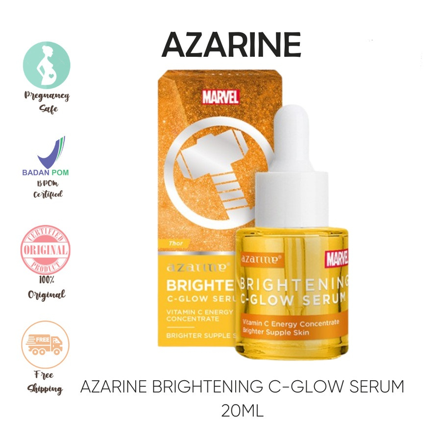 Jual AZARINE X Marvel - Brightening C-Glow Serum 20 ml | Shopee Indonesia