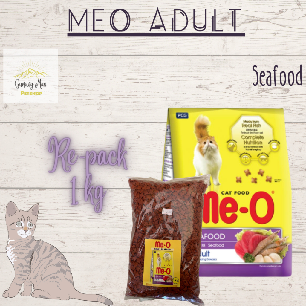 Jual MEO ADULT SEAFOOD REPACK 1 KG | Shopee Indonesia