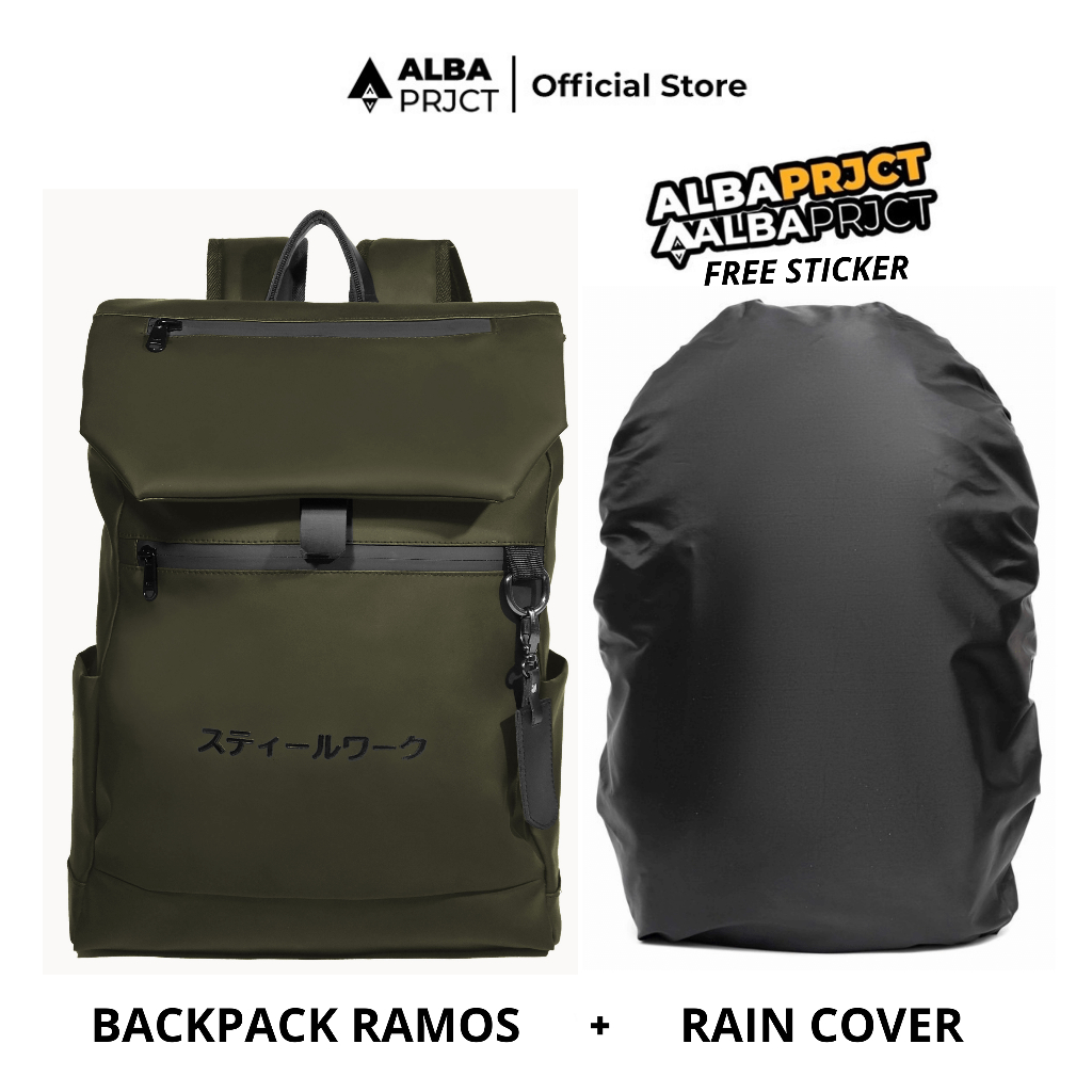 Jual Alba Project - Tas Ransel Backpack "RAMOS BUNDLING RAINCOVER ...