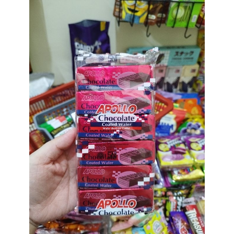 Jual Apollo Wafer Chocolate | Shopee Indonesia