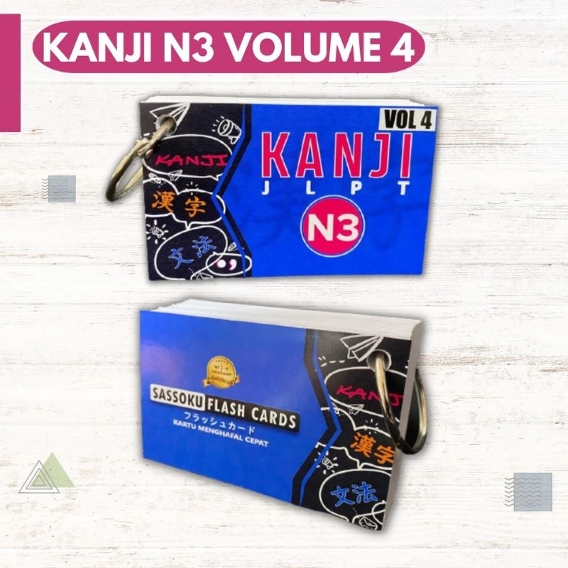 Jual Flash Cards Kanji versi Baru JLPT N5 N4 N3 N2 N1 Kartu Kanji ...