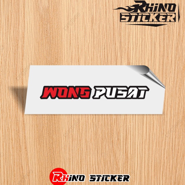 Jual Stiker Promo wong pusat Stiker cutting | Shopee Indonesia