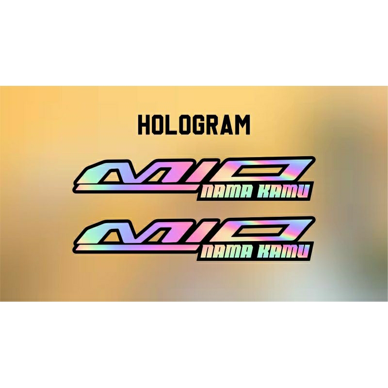 Jual EMBLEM CUSTOM /MOTOR MIO / CUSTOM NAMA | Shopee Indonesia