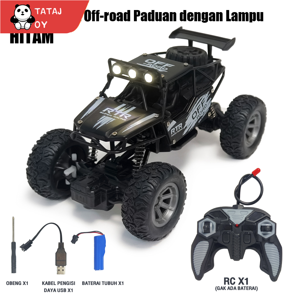 Jual TATAJOY Mobil Remote Control Besar Mainan Spray Offroad Alloy Climbing Car RC Rock Crawler ...