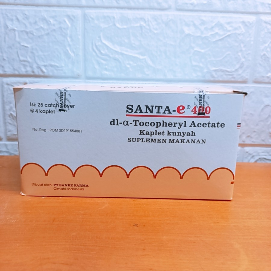 Jual SANTA E 400 BOX 100 KAPLET | Shopee Indonesia