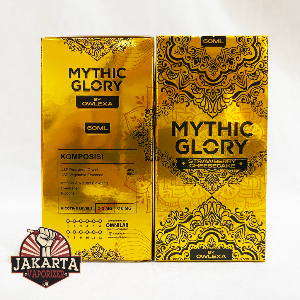 Jual MYTHIC GLORY STRAWBERRY CHEESECAKE 60ML 3MG 6MG BY OWLEXVA X ...