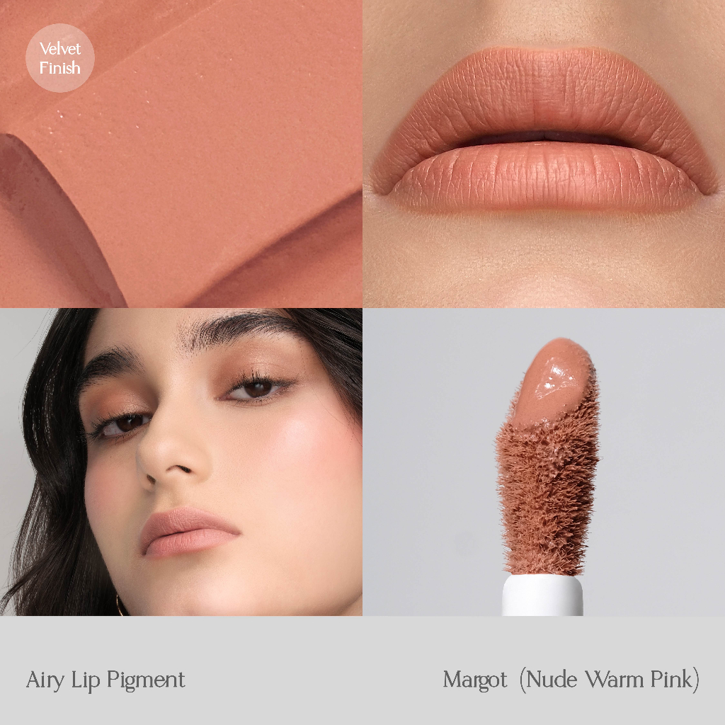 Jual Allglows - Airy Lip Pigment (ALP, Velvet Finish Liquid Lipstick ...