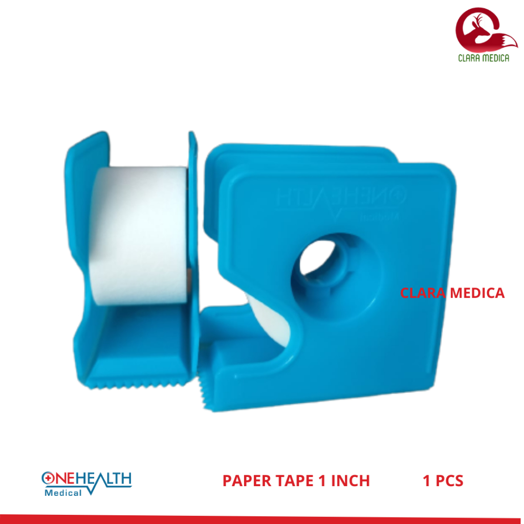 Jual Onehealth Paper Tape Plester Luka Surgical Tape 1 inch x 10 yard ...