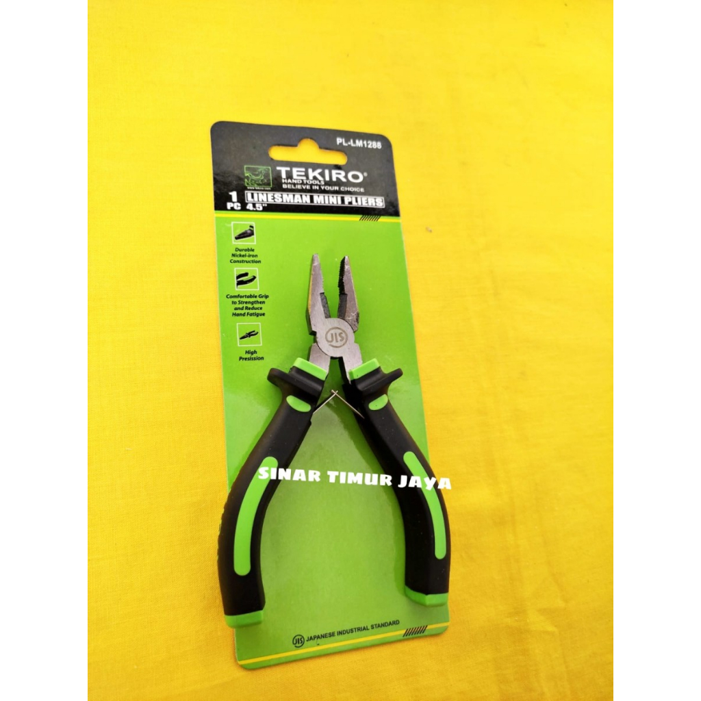 Jual TANG MINI KOMBINASI 4,5 INCH COMBINATION LINESMAN PLIERS 4,5 ...