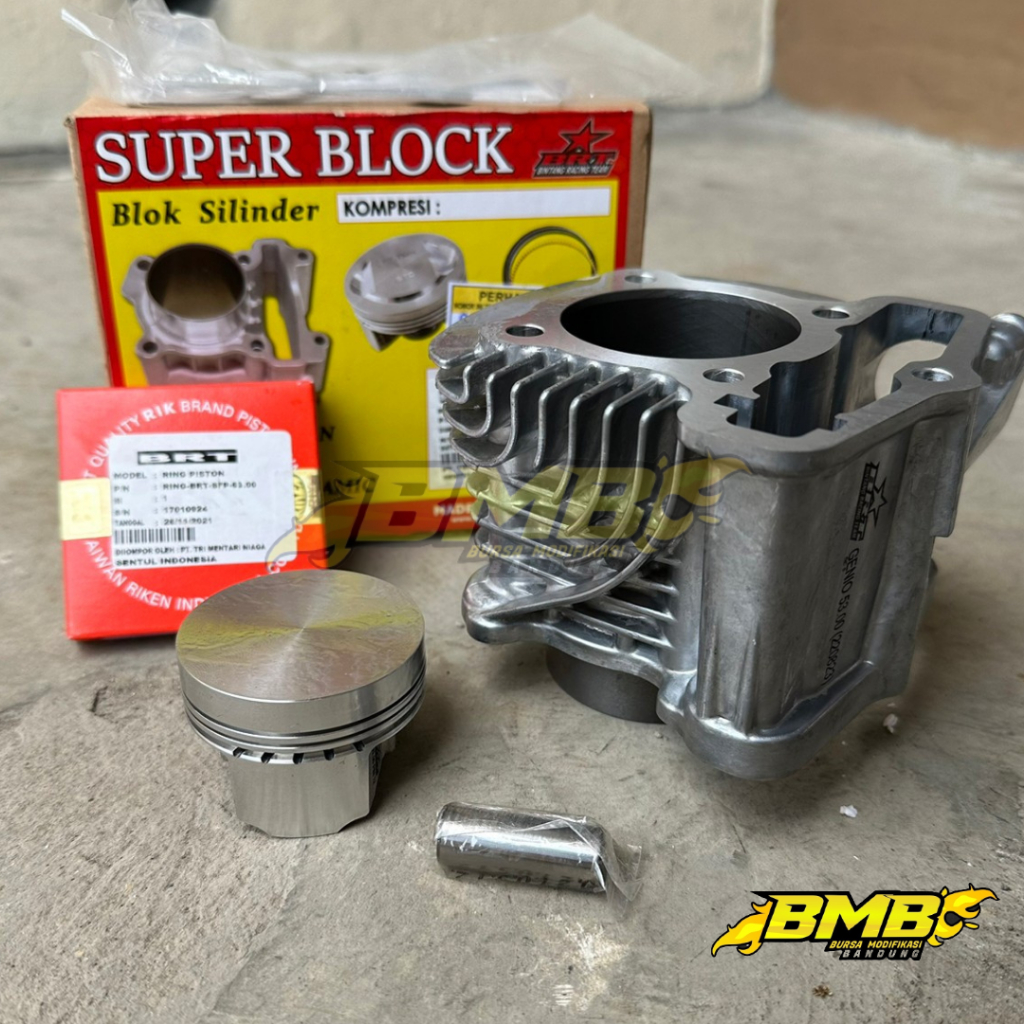 Jual BLOK BORE UP BRT GENIO BEAT DELUXE SCOOPY STREET FI ESP CAST IRON ...