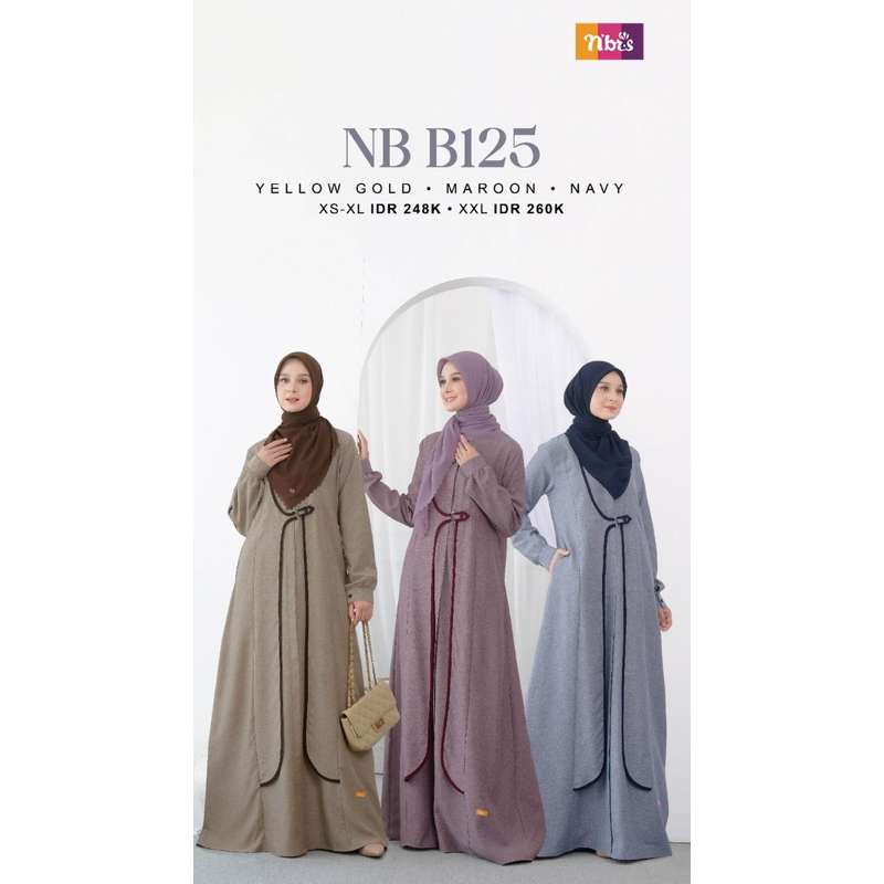 Jual GAMIS NIBRAS NB B125 ORI | Shopee Indonesia