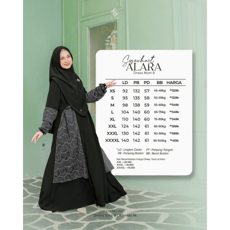 Jual ALARA DRESS MOM MODEL B BY SHIERAKI INDONESIA | Shopee Indonesia