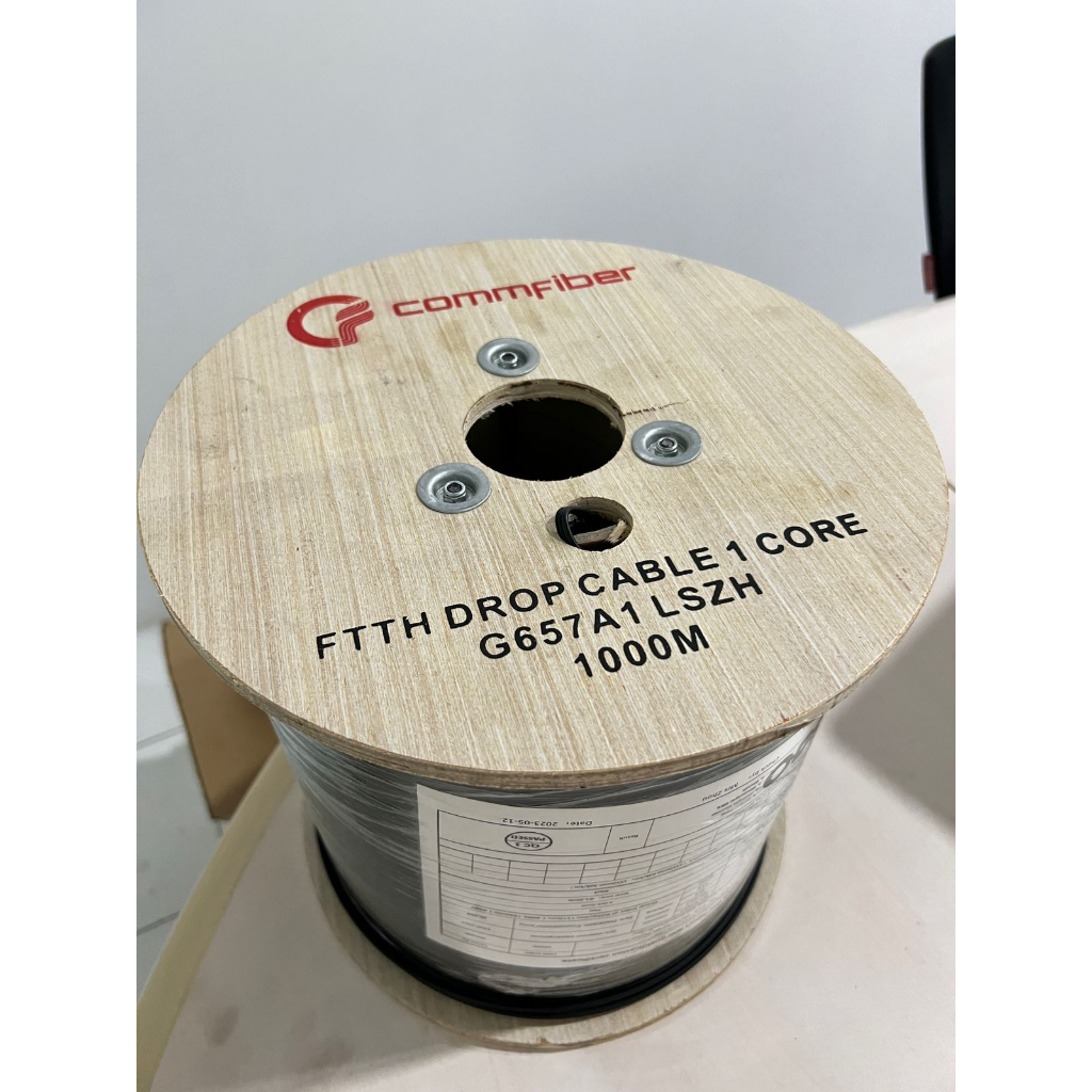 Jual KABEL FO COMMFIBER DROPCORE FIBER OPTIK FO INTERNET 1000M 1CORE ...
