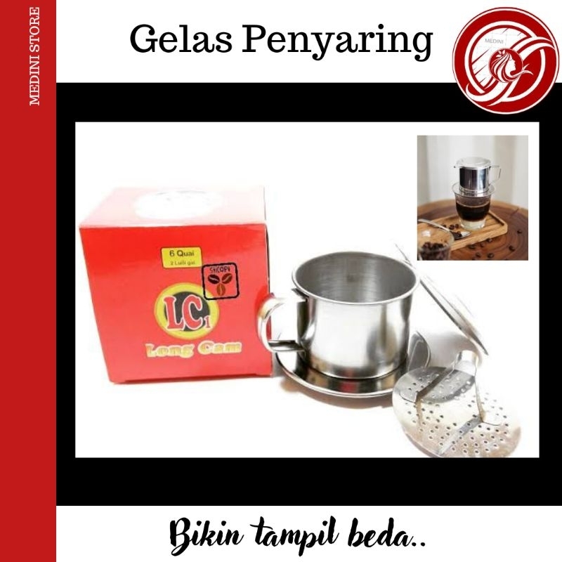 Jual Gelas Penyaring kopi bahan Stainless | Shopee Indonesia