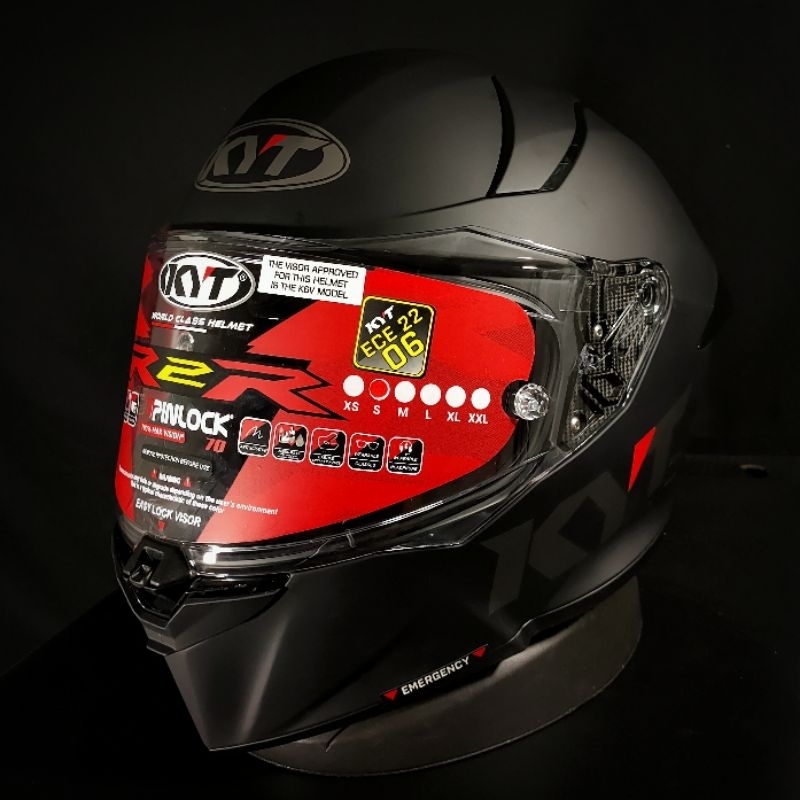 Jual KYT R2R Pro Graphic / Solid Classic ECE2206 | Shopee Indonesia