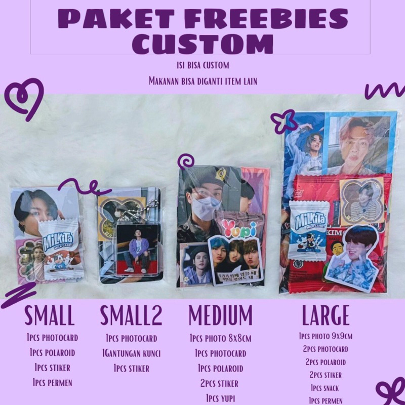 Jual Paket freebies custom murah / Paket hemat freebies custom ...