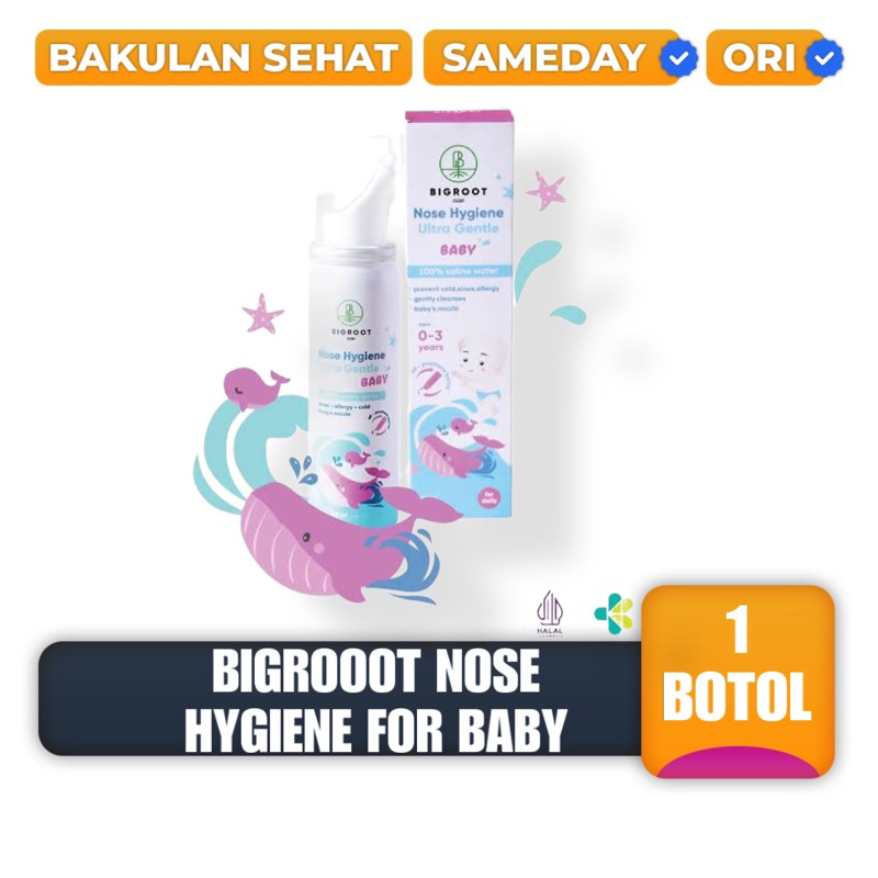 Jual Bigroot Nose Hygiene Ultra Gentle Baby 50ml - Pencuci Hidung Karna ...