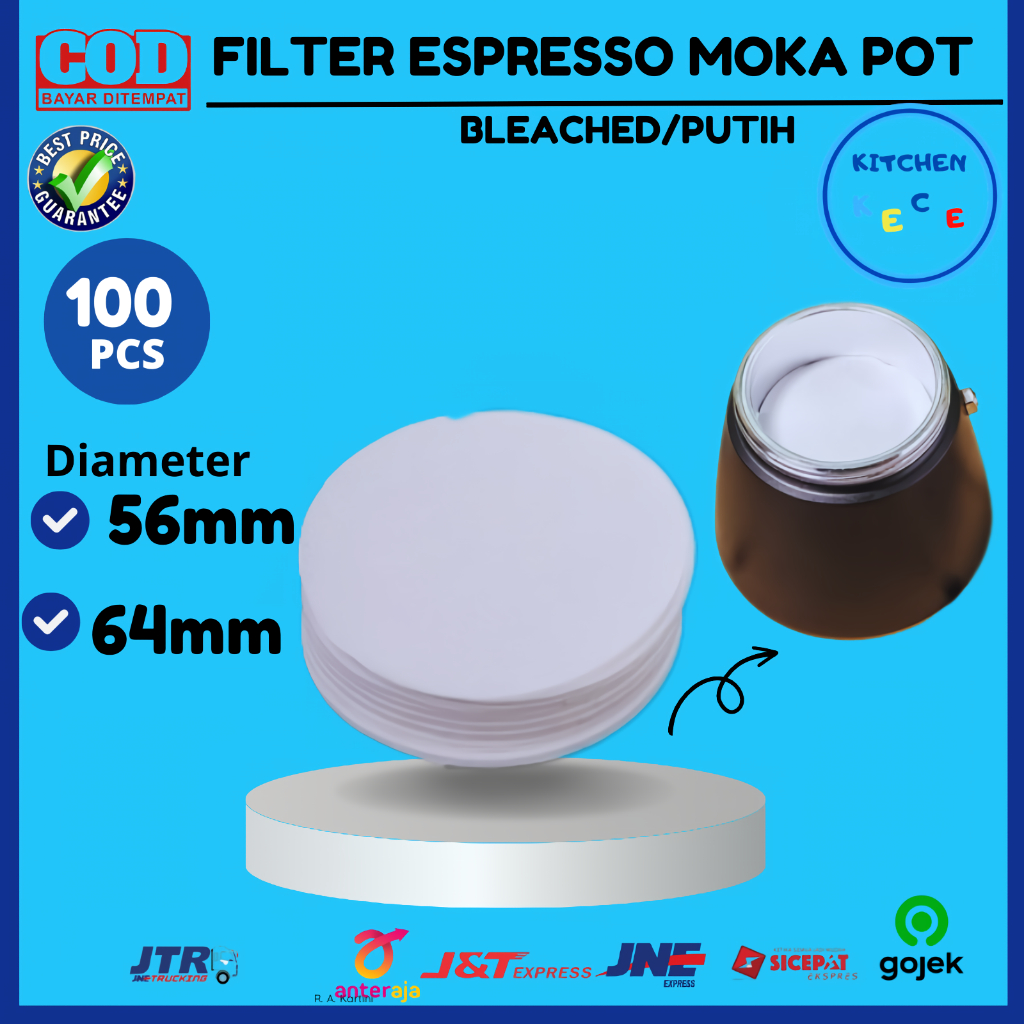 Jual Kertas Filter Saringan Kopi Bulat Espresso Basket Paper Moka Pot ...