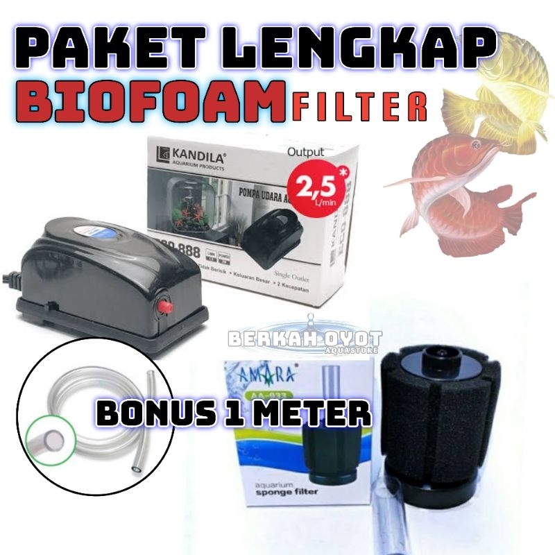 Jual PAKET BIOFOAM FILTER AMARA BULAT & SUDUT | Shopee Indonesia