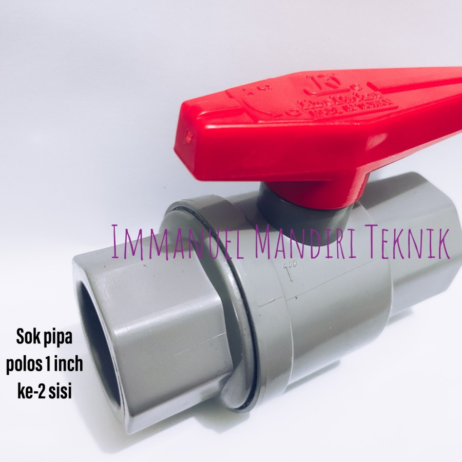 Jual Ball valve 1 inch KDJ sok pipa / Stop kran 1 sok pipa KDJ Taiwan ...