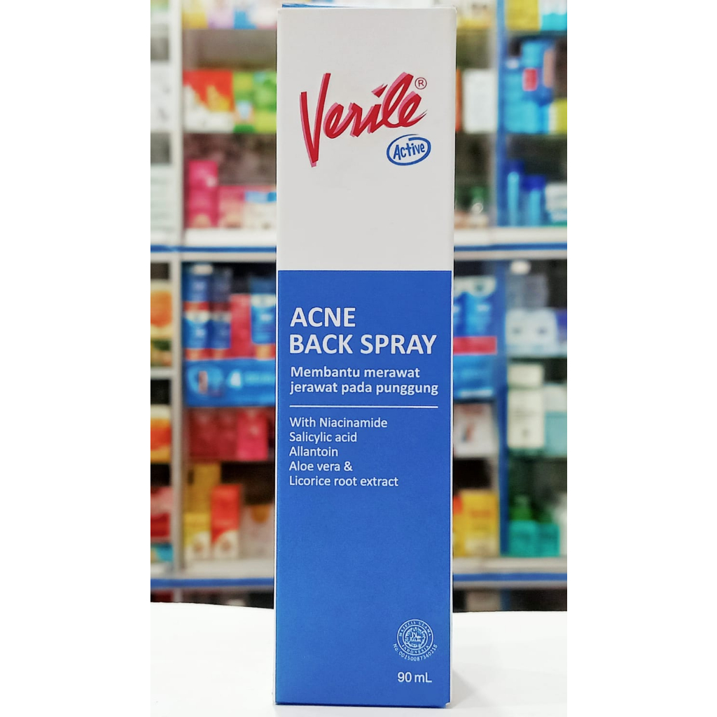 Jual Verile Acne Back 𝐒𝐩𝐫𝐚𝐲 𝟗𝟎𝐌𝐋 - Membantu Merawat Jerawat pada ...