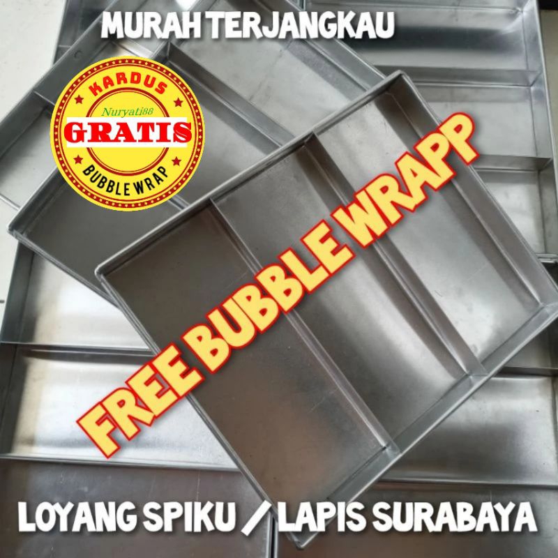 Jual N88 CETAKAN ROTI BROWNIES SPIKU 30X30X4 30X25X2 24X22X4 30X24X4 ...