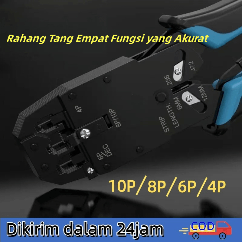 Jual Tang Crimping 2810R Kabel LAN Internet telepon CAT6 Krimping HT-2810R Tang Modular Crimping ...