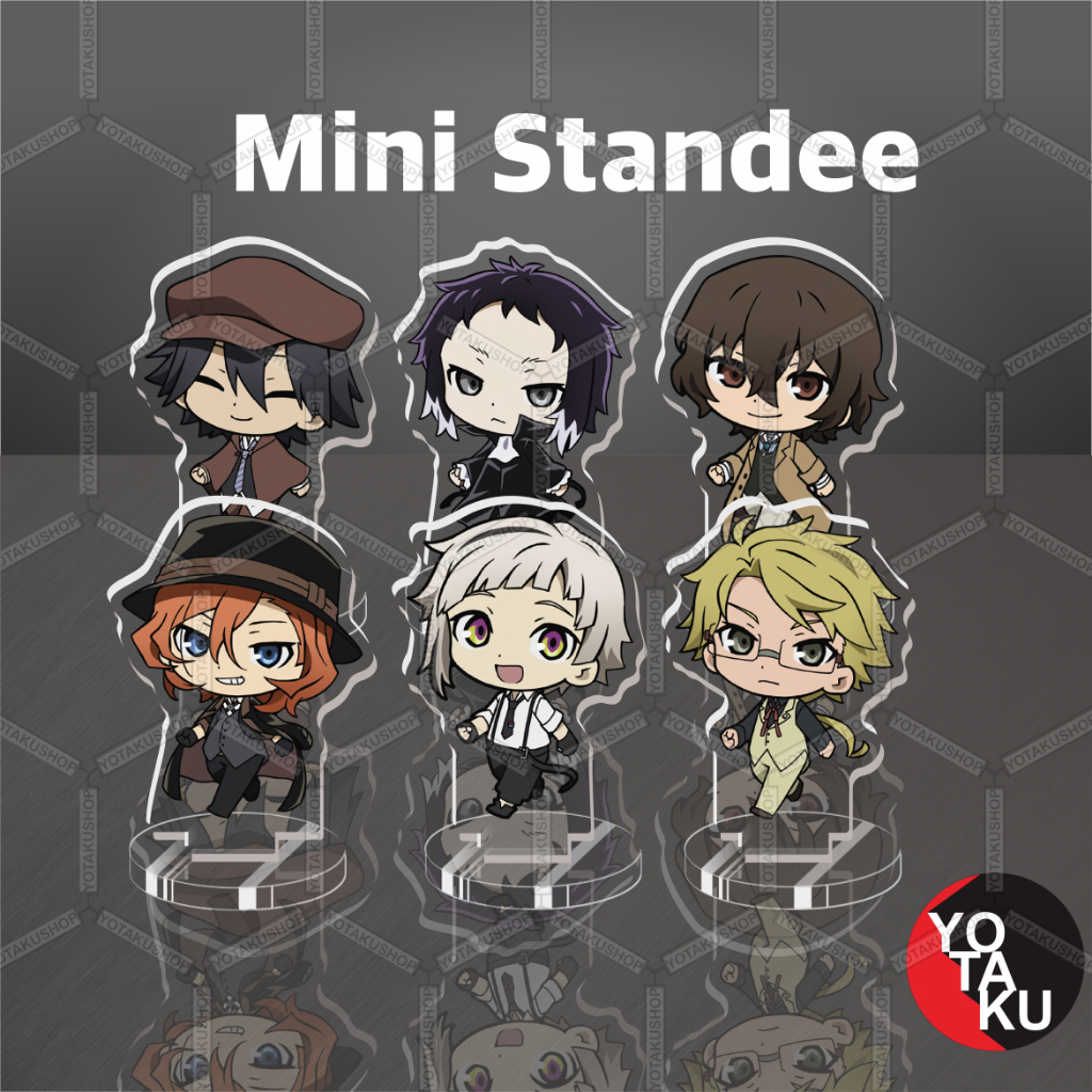 Jual Mini Standee Figure Anime Akrilik Bungou Stray Dogs Seri 6 Dazai ...