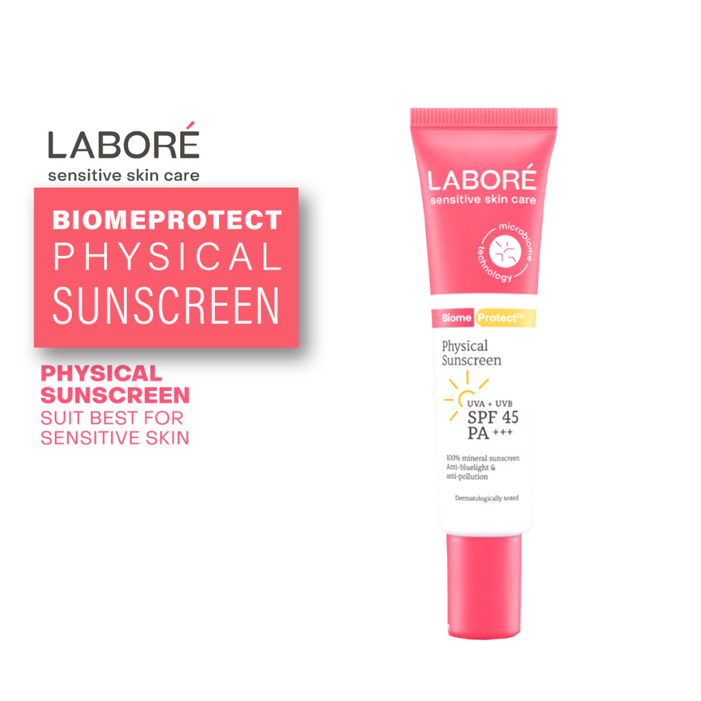 Jual Labore BiomeProtect Physical Sunscreen SPF 50 PA+++ Sensitive ...