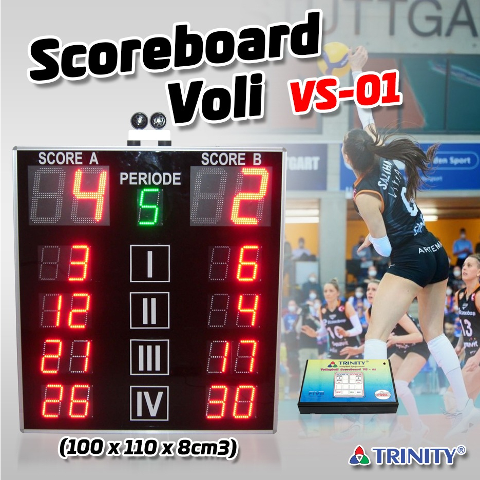 Jual Scoreboard Bola Voli VS-01-TRINITY | Shopee Indonesia