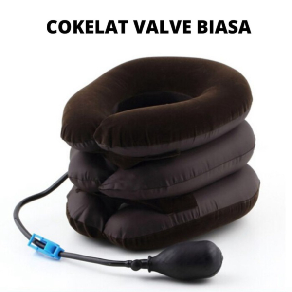 Jual Jual Bantal Pompa Terapi Leher Syaraf Kejepit 3 Tingkat - COKLAT ...