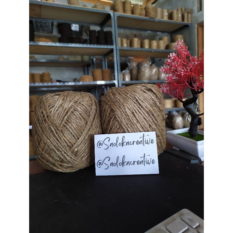 Jual Tali Goni | Tali Rami | ukuran 3mm 500 gram | tali hampers | tali ...