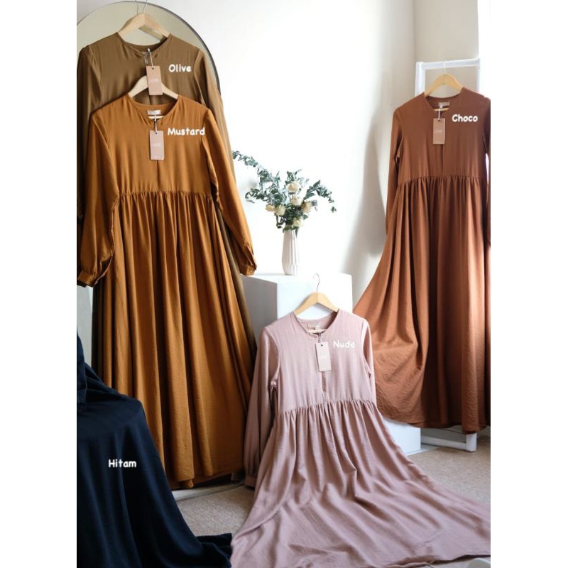 Jual Gamis Rayya Original by Nilam Indonesia / Gamis Polos / Gamis ...