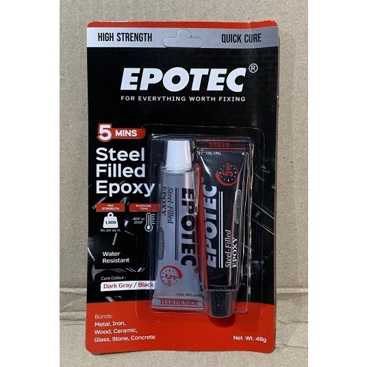 Jual Lem Besi Epotec Epoxy 5 menit/Lem Besi Campur Epotec Epoxy 5menit ...
