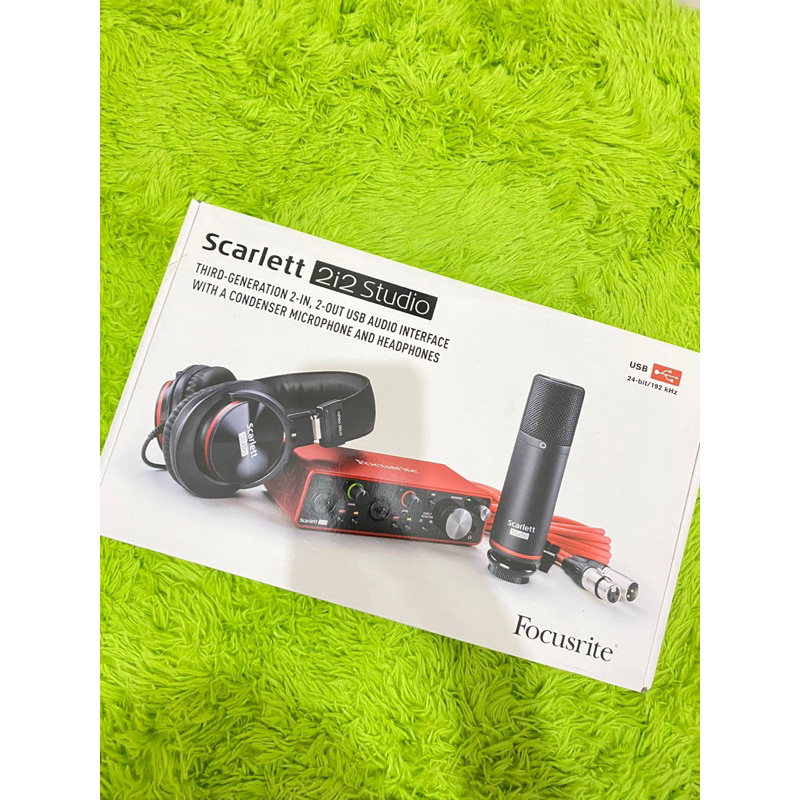 Jual Focusrite Scarlett 2i2 Studio 3rd Gen Set Original!! | Shopee ...