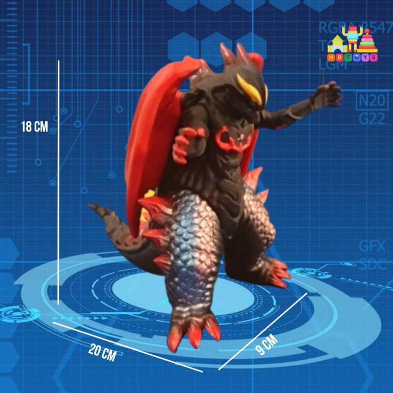 Jual Mainan Godzilla Chimera / Monster Ultraman / Action Figure ...