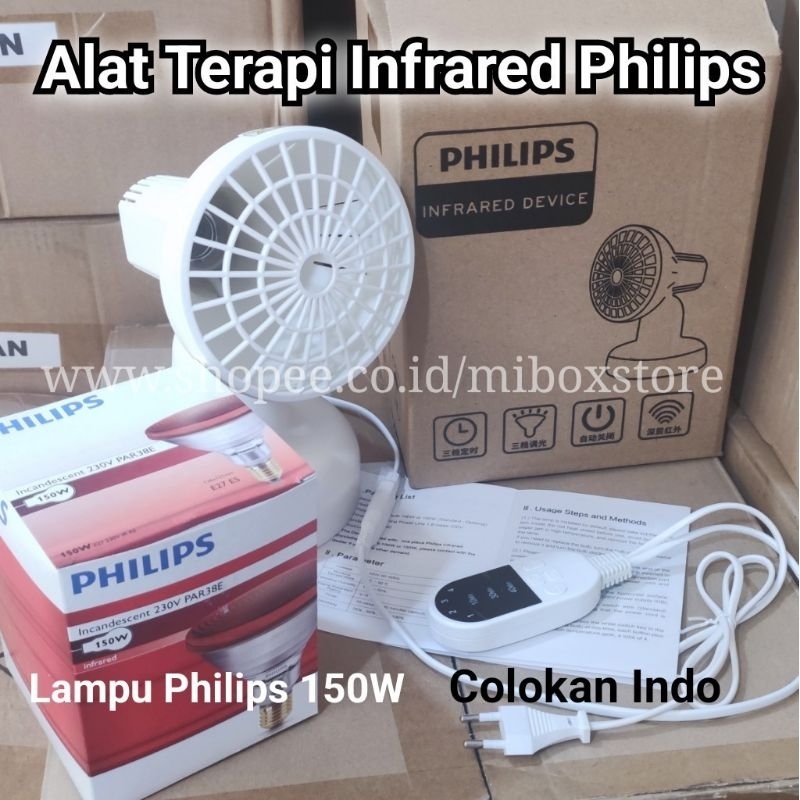 Jual Lampu Terapi Infrared Philips Alat Fisioterapi Infra Red 150 Watt ...
