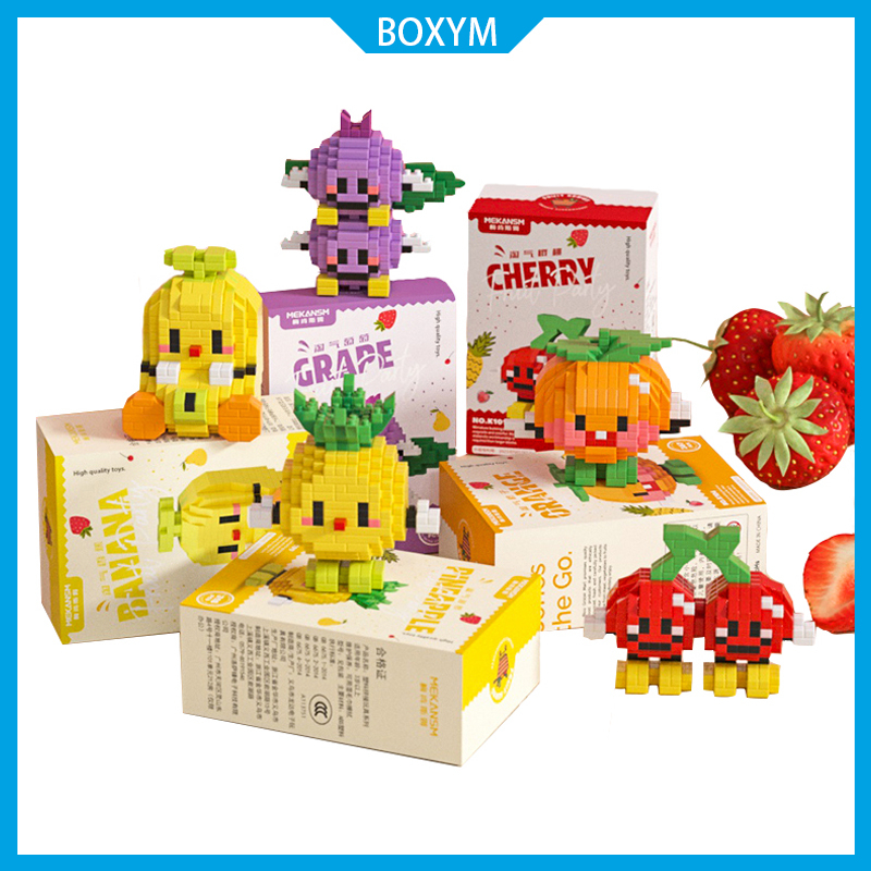 Jual Mainan Mini Bricks Blok 3D Kartun Fruit Building Nano Block Lucu ...