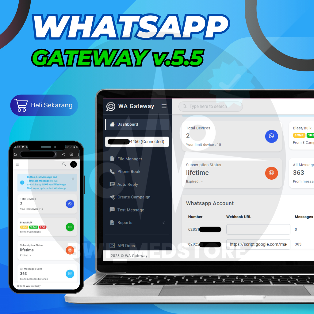 Jual Kumpulan Source Code WhatsApp Gateway | Shopee Indonesia