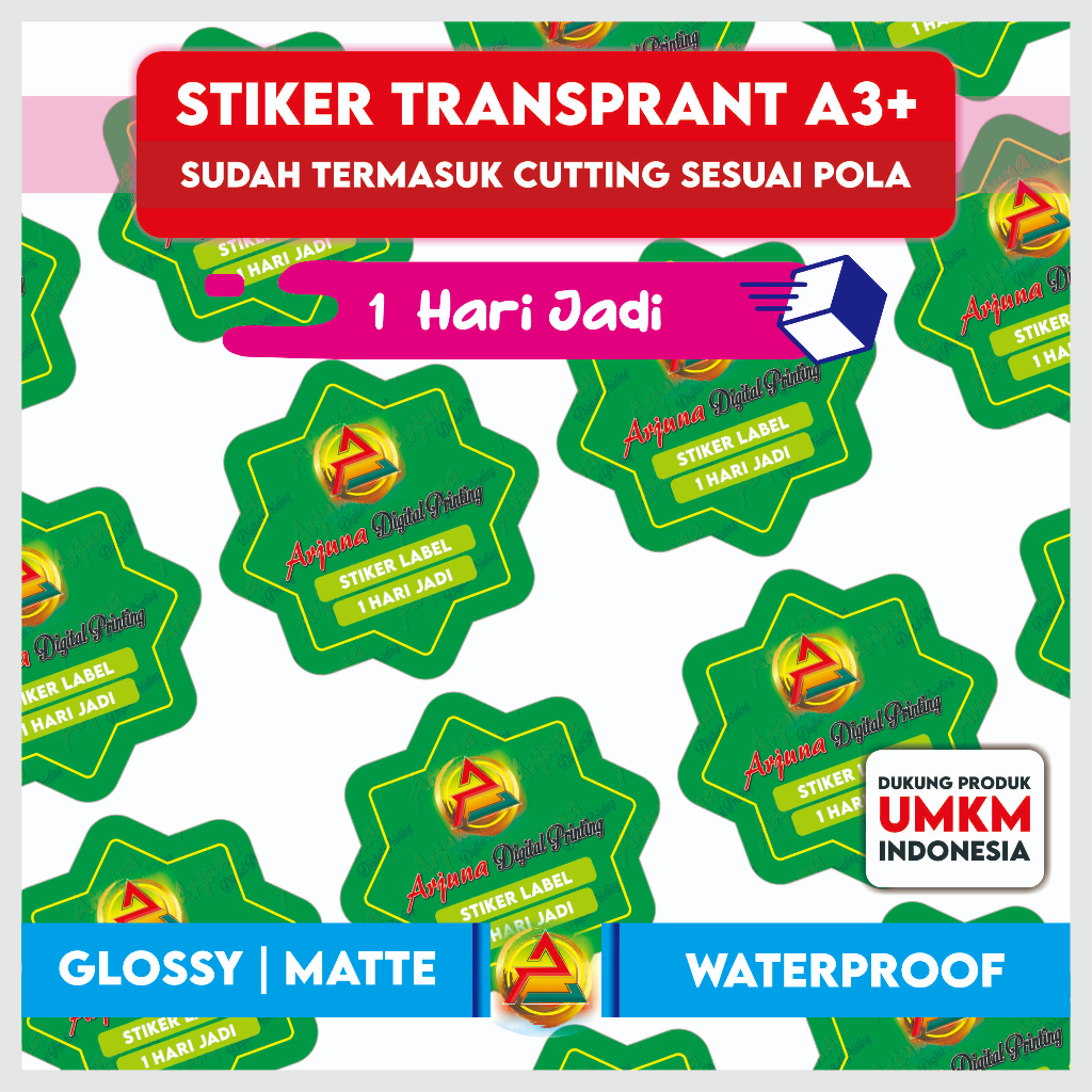 Jual Cetak Stiker Label Transparan / Label Makanan Transparan Anti Air ... Jual Cetak Stiker Label Transparan / Label Makanan Transparan Anti Air ...