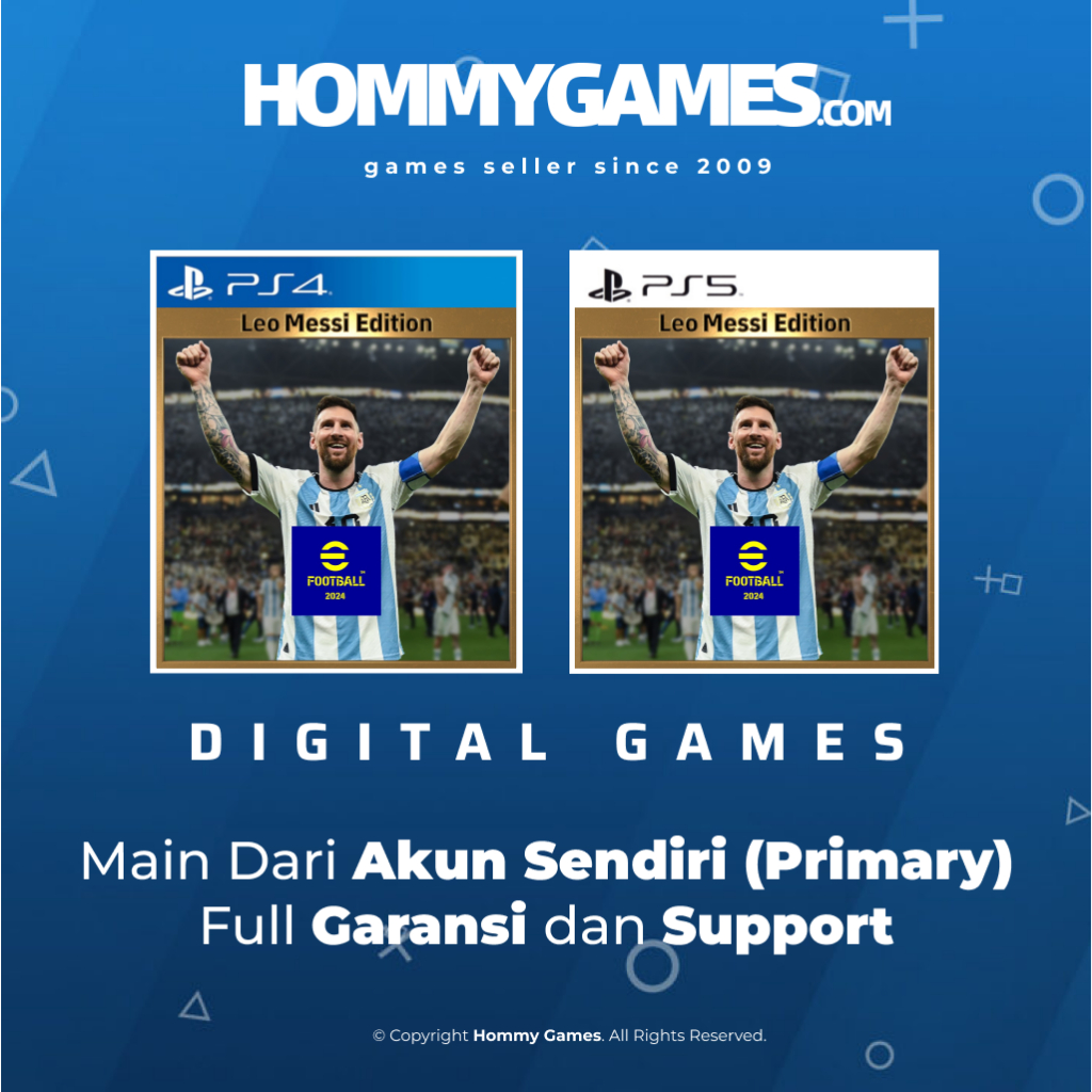 Jual eFootball 2024 Leo Messi Edition PS4 & PS5 Digital Games | Shopee ...